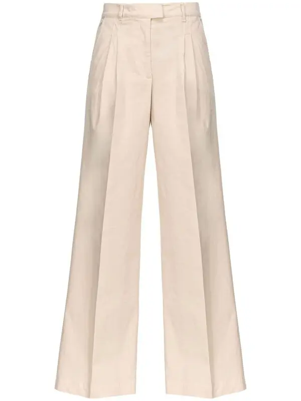 Pinko High-waisted Wide Leg Trousers