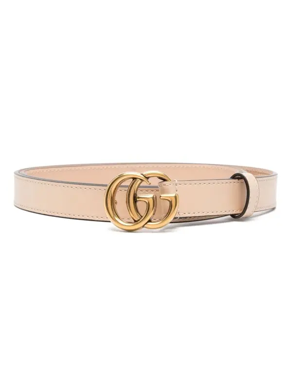 Gucci Gg Marmont Leather Belt - Pink
