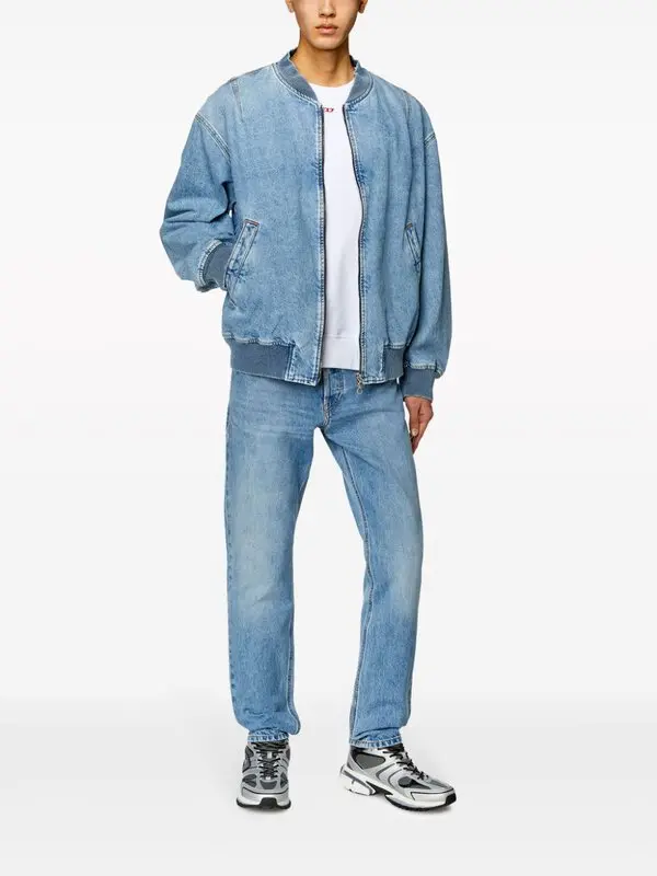 DIESEL® D-vinz Denim Bomber Jacket