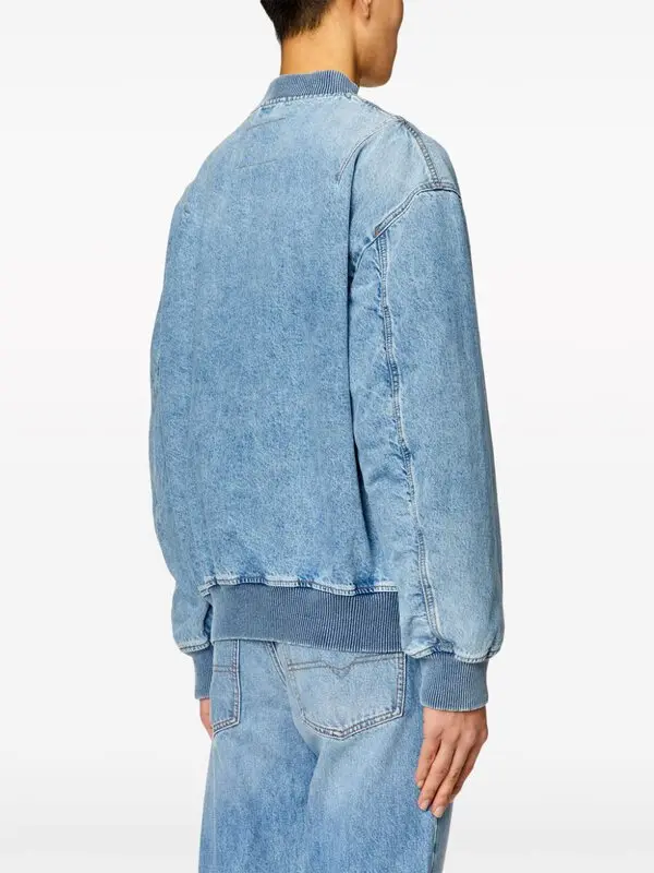 DIESEL® D-vinz Denim Bomber Jacket