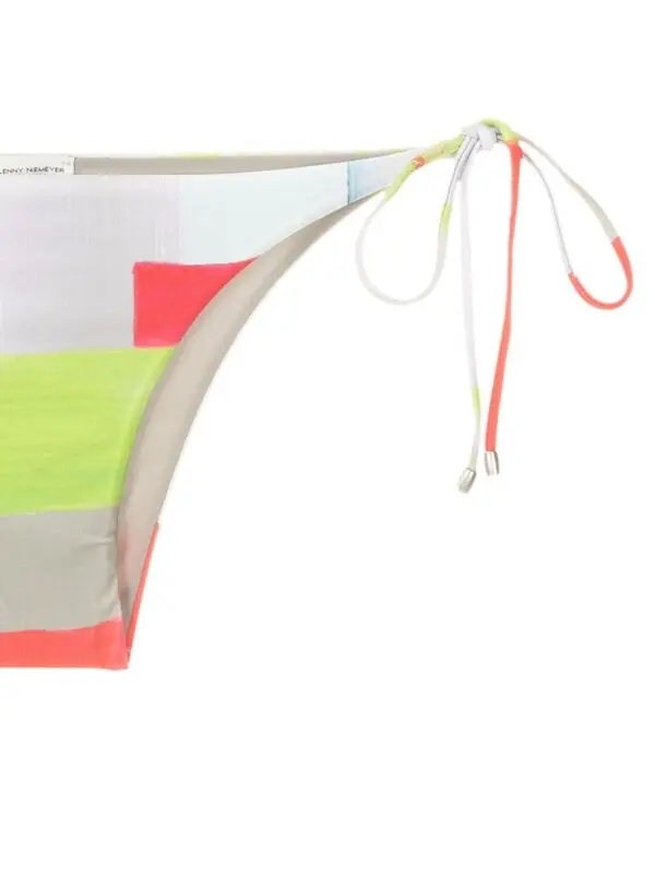 LENNY NIEMEYER Canvas Side-tie Bikini Bottom