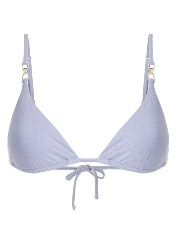 LENNY NIEMEYER Chain-link Triangle Bikini Top - Purple