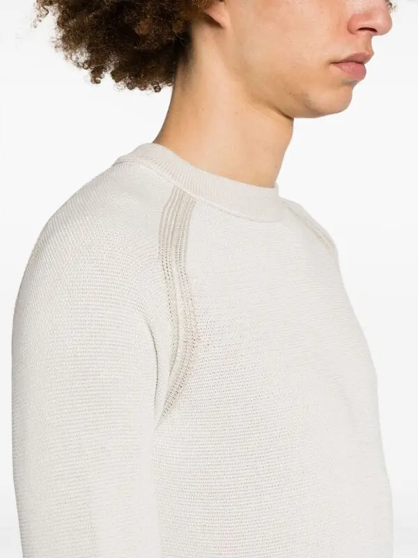 BOSS Crew-neck Cotton Blend Jumper