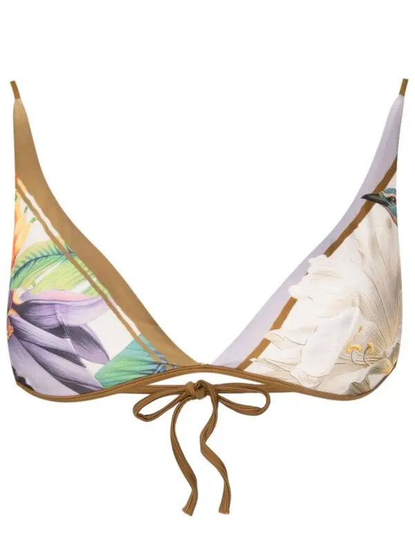 LENNY NIEMEYER Carres Triangle Bikini Top - Multicolour