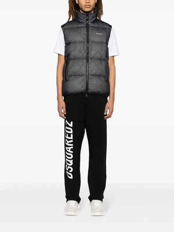 Dsquared2 Logo-embossed Ripstop Puffer Vest