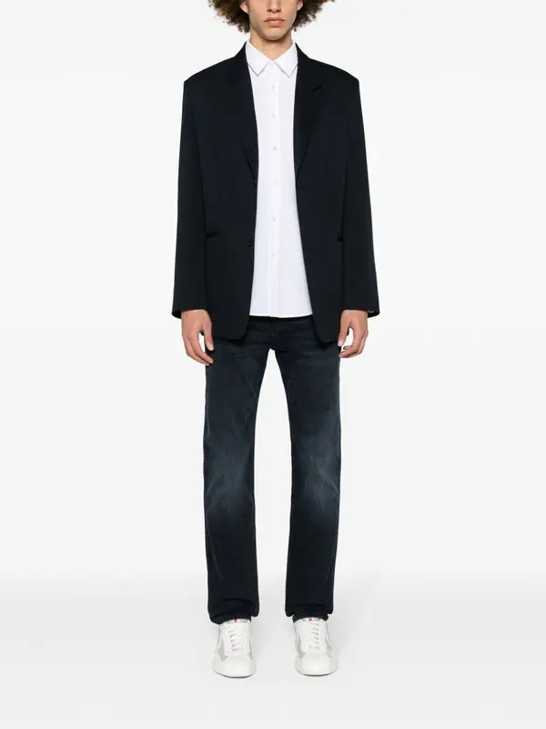 BOSS Pointed-collar Long-sleeve Shirt