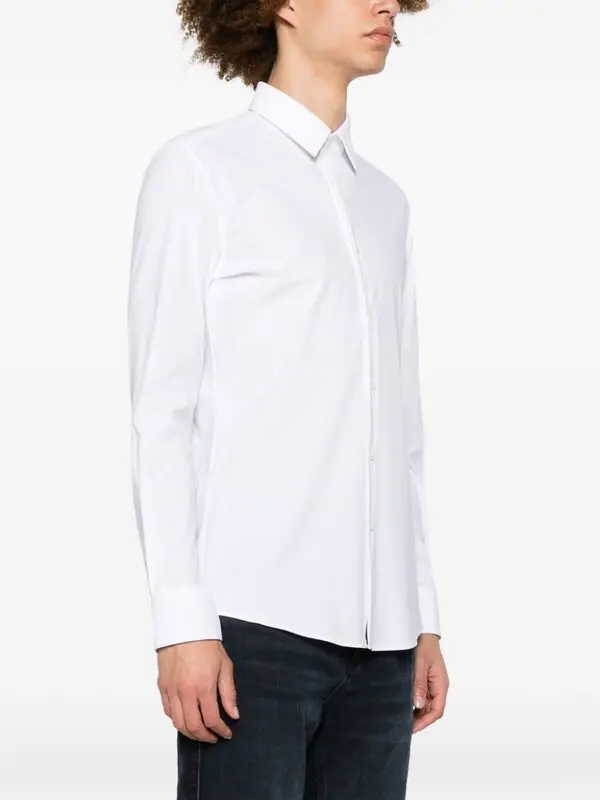 BOSS Pointed-collar Long-sleeve Shirt