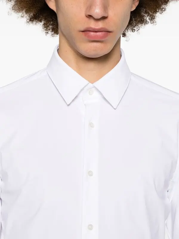 BOSS Pointed-collar Long-sleeve Shirt
