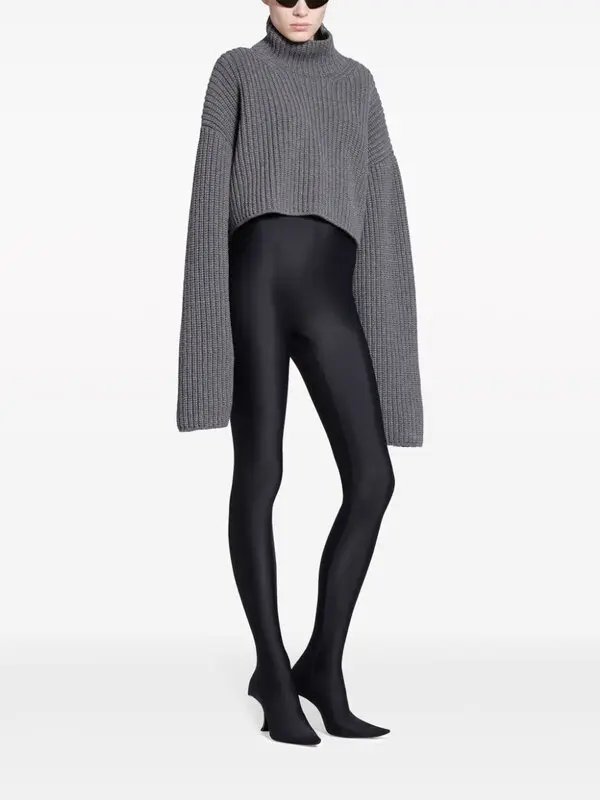 Balenciaga High-neck Virgin Wool Jumper