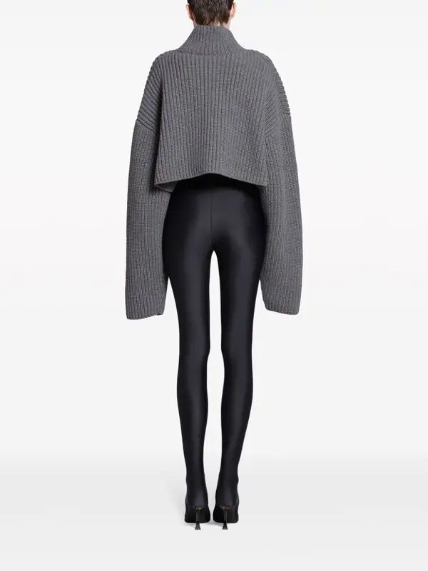 Balenciaga High-neck Virgin Wool Jumper
