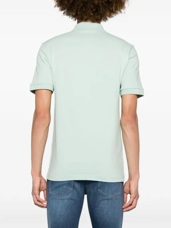 BOSS Logo-emed Piqué Polo Shirt - Green