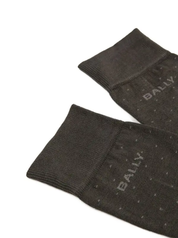 Bally Dot-intarsia Ankle Socks