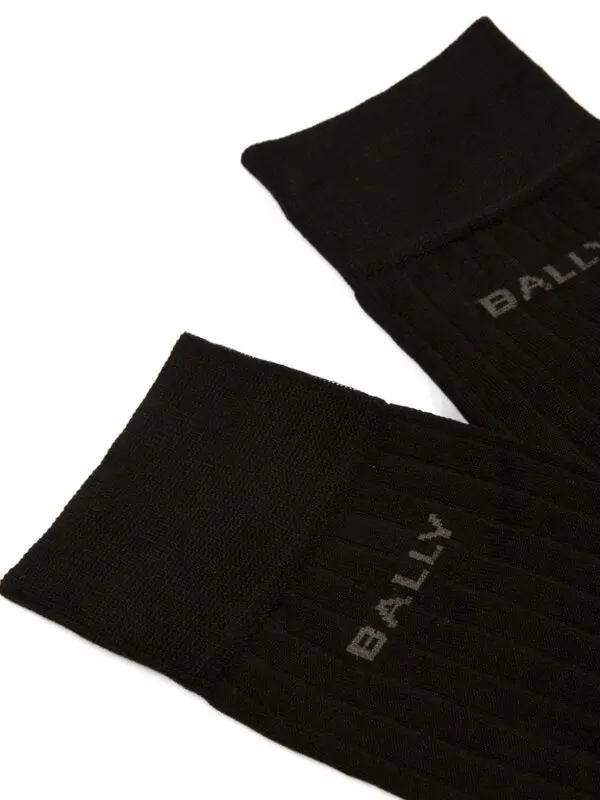 Bally Logo-intarsia Ankle Socks
