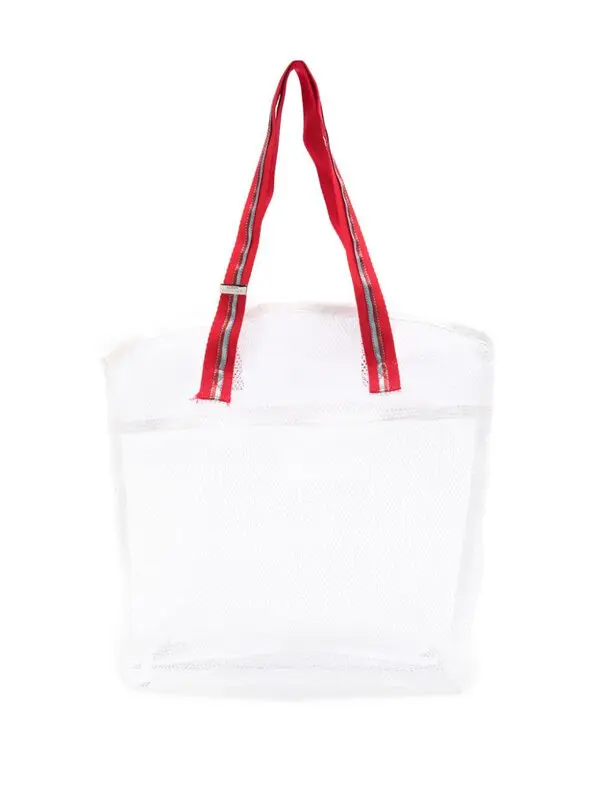 STUDIO CHOFAKIAN Mesh Tote - White