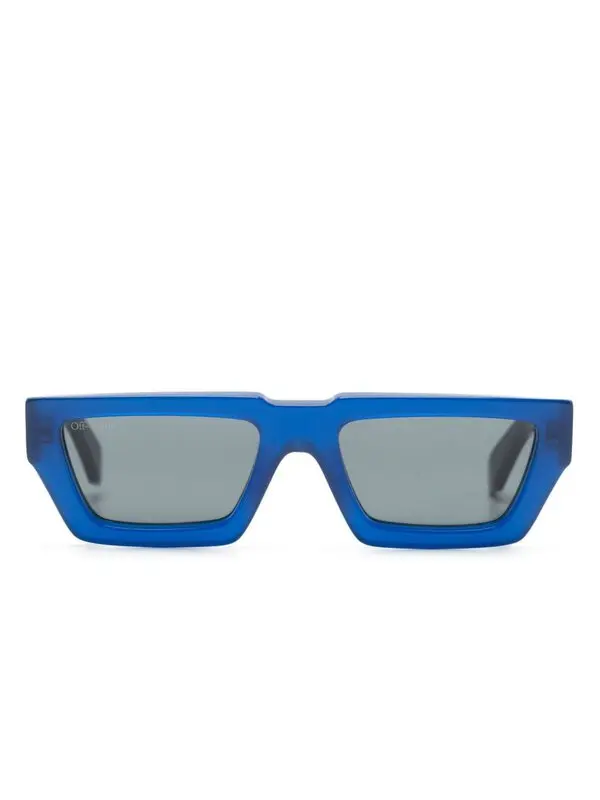 Off-White Manchester Square-frame Sunglasses - Blue