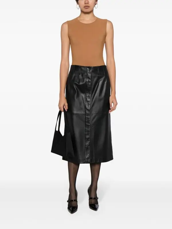 MAISON MARGIELA Round-neck Bodysuit - Brown