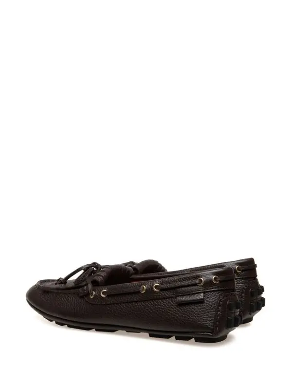 Bally Kerbs Leather Boat Shoes