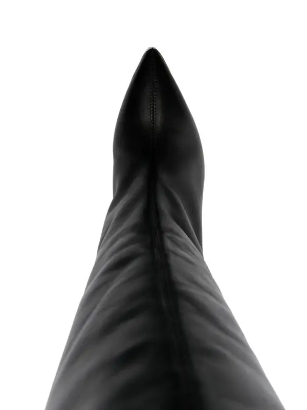Philipp Plein 90mm Sculpted-heel Leather Boots