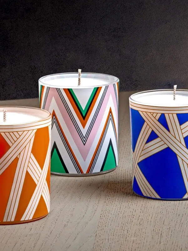 Missoni Nastri Scented Candle - Orange