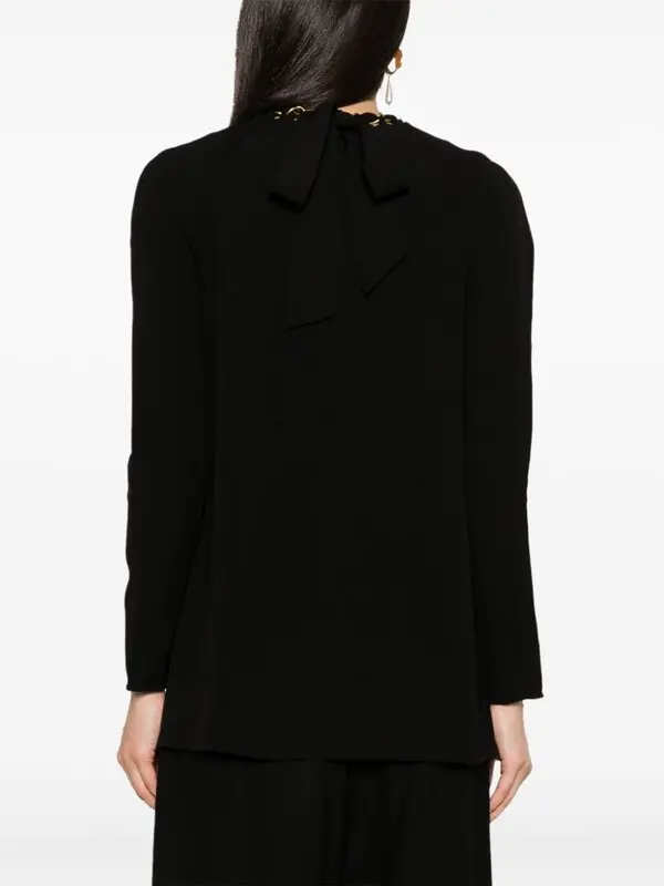 Zimmermann Chain-detailed Long Sleeve Blouse