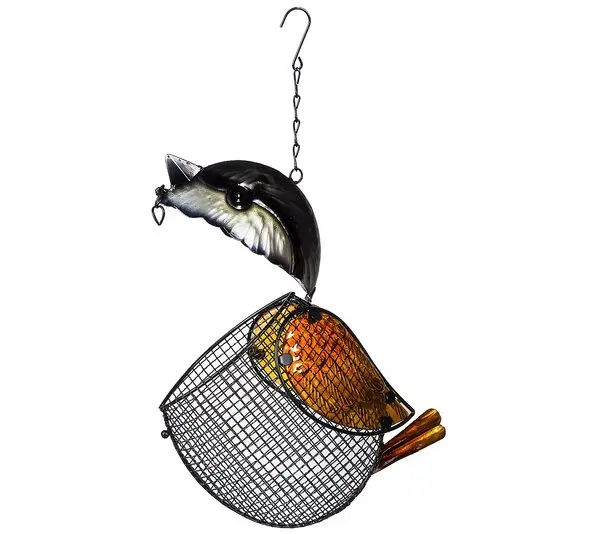 EVERGREEN Mesh Hanging Chickadee Bird Feeder