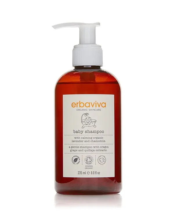 Erbaviva Baby Shampoo, 8 Oz - No Color