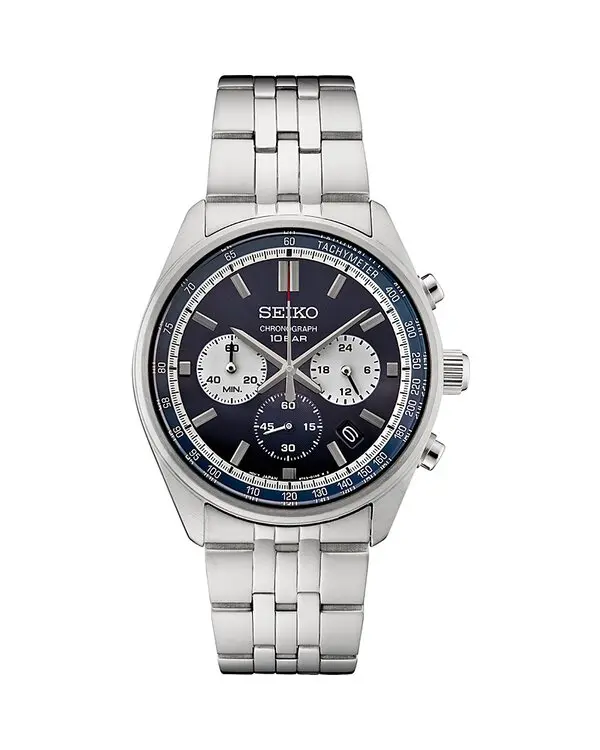 SEIKO Essentials Chronograph 42mm - Blue/silver