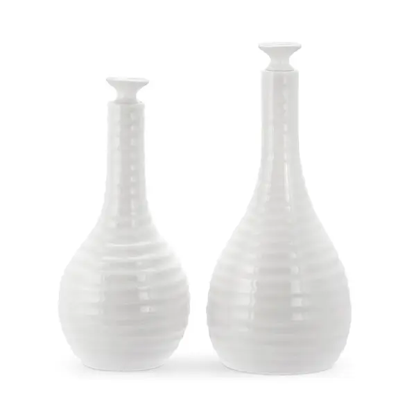 PORTMEIRION Sophie Conran Oil & Vinegar Set - White