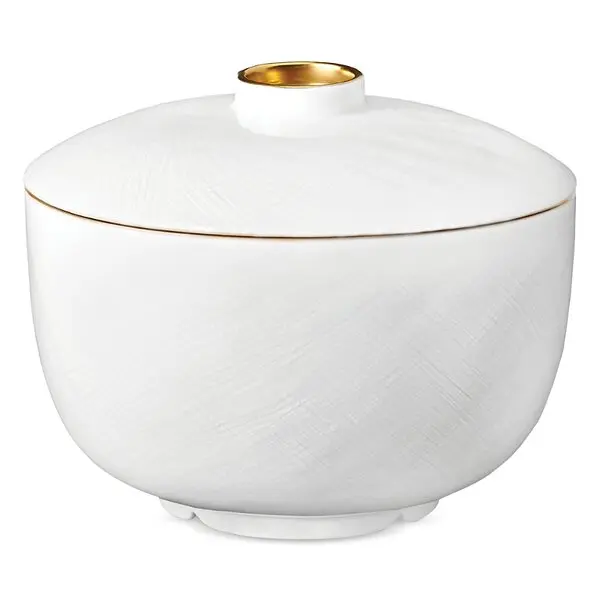 L'Objet Han Rice Bowl With Lid - Gold