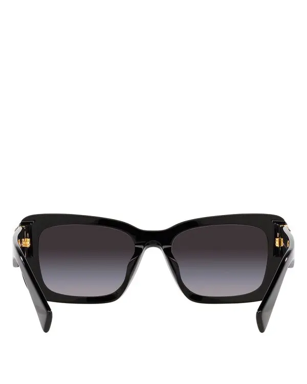 Miu Miu Rectangle Sunglasses, 53mm