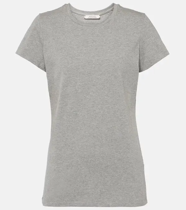 Dorothee Schumacher Cotton-blend Jersey T-shirt - Grey