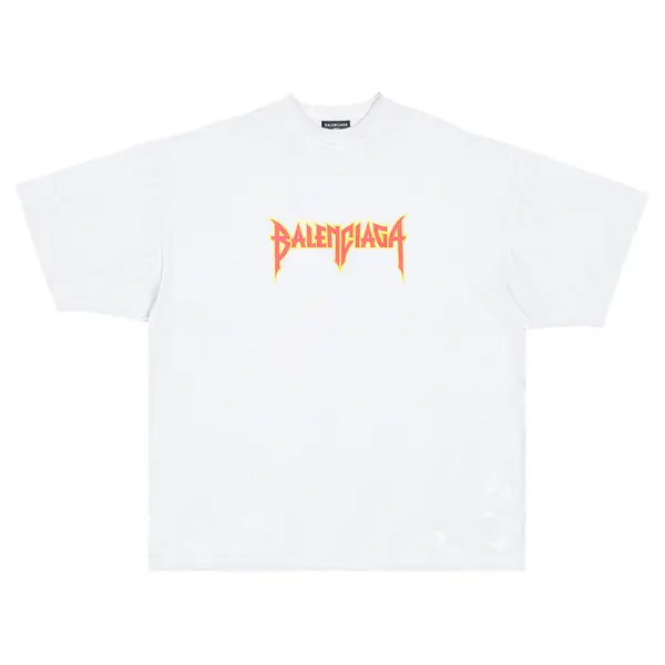 Balenciaga Oversized T-shirt 'dirty - White