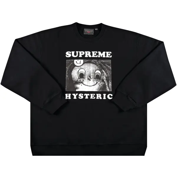 Supreme X Hysteric Glamour Crewneck - Black