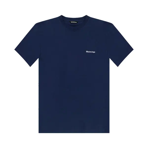 Balenciaga Corporate Logo Tee 'nautical /white