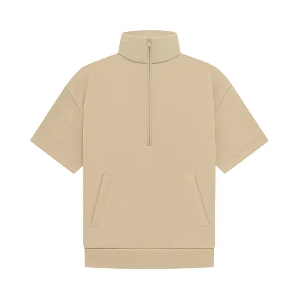 Fear Of God Half Zip 3/4 Sleeve Shirt