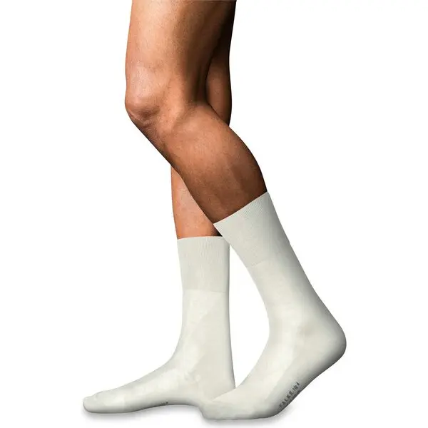 Falke No. 4 Silk Blend Socks - Off White