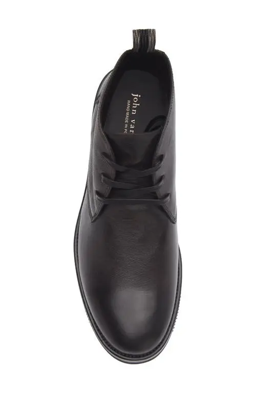 John Varvatos Varick Leather Chukka Boot - Black