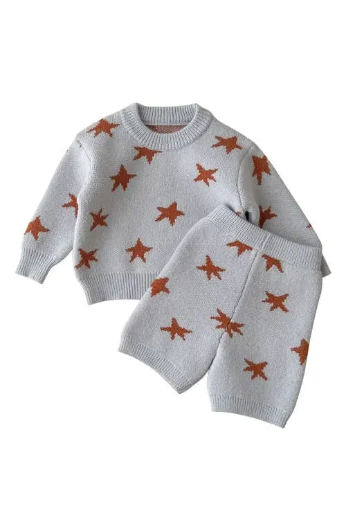 ASHMI & CO. Zuri Star Pattern Sweater Set