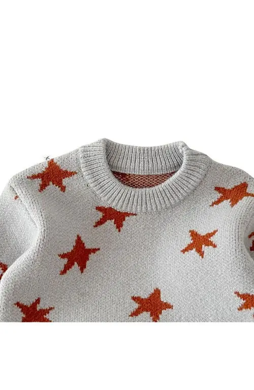 ASHMI & CO. Zuri Star Pattern Sweater Set