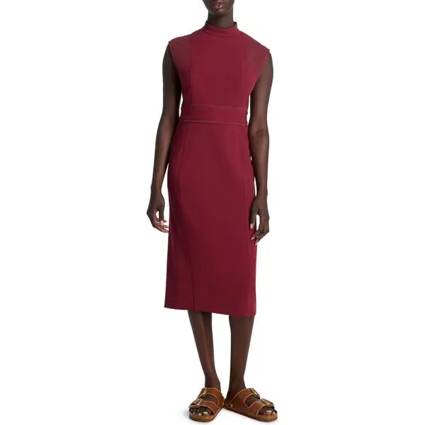 St. John Cap-sleeve Sheath Dress