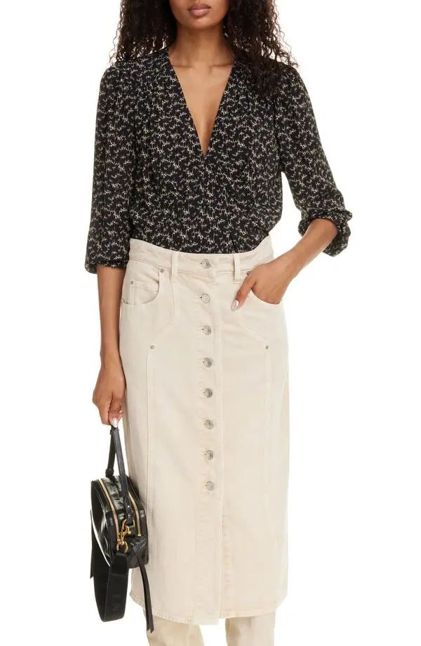 Isabel Marant Étoile Eddy Long Sleeve Top