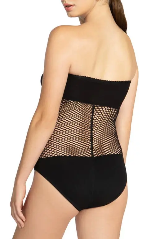 Robin Piccone Pua Strapless One-piece Swimsuit