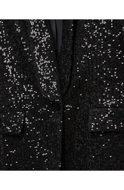 Mango Sequin Blazer