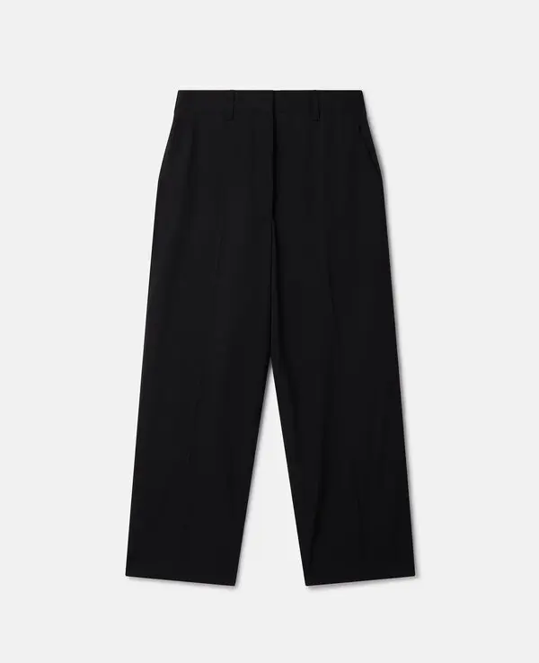 Stella McCartney Wool Cropped Tailored Trousers