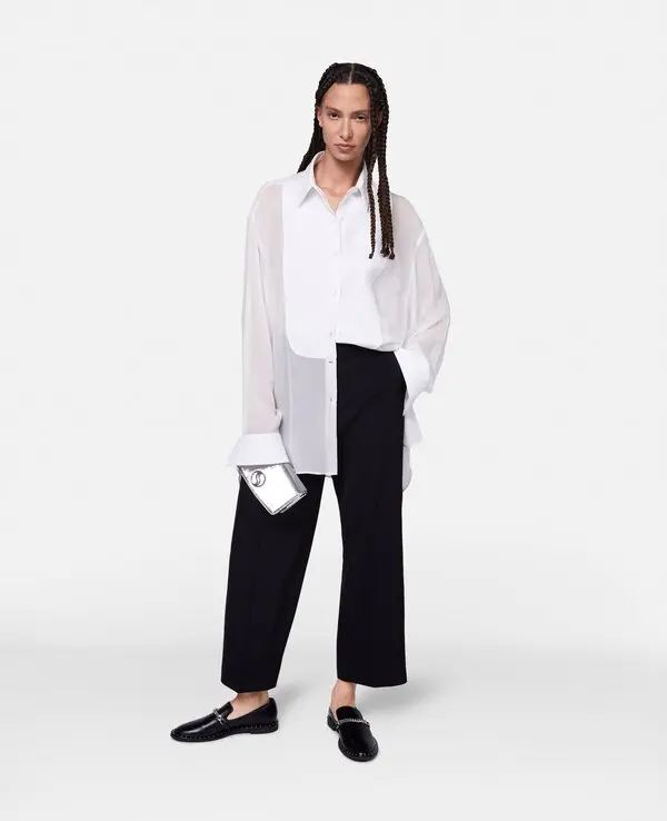 Stella McCartney Wool Cropped Tailored Trousers