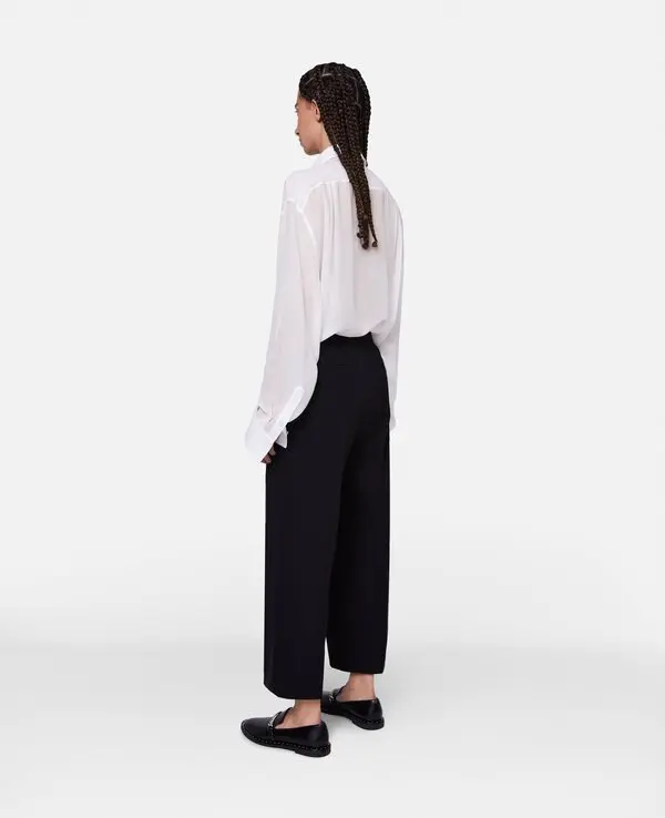 Stella McCartney Wool Cropped Tailored Trousers