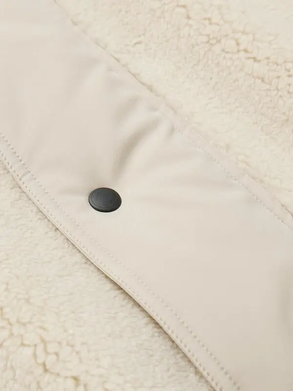 Loro Piana Shell-trimmed Cashmere And Silk-blend Fleece Jacket