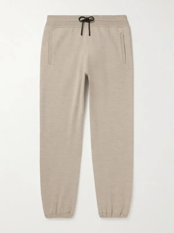 Loro Piana Tapered Cashmere-jersey Sweatpants - Neutrals