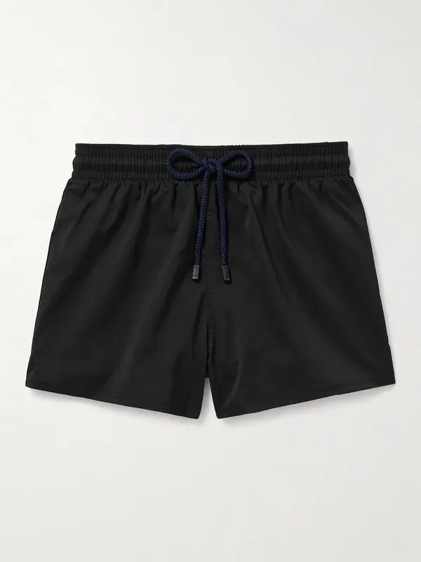 Vilebrequin Slim-fit Short-length Swim Shorts - Black
