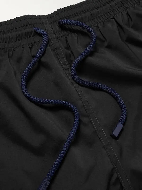 Vilebrequin Slim-fit Short-length Recycled Swim Shorts - Black